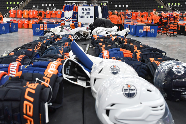 Edmonton Oilers – Locker Room Sale 2019 | CISN Country Edmonton