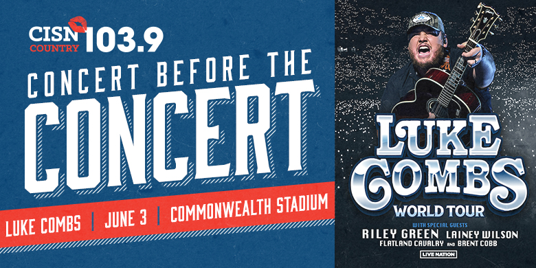 Luke Combs – Concert Before The Concert | CISN Country Edmonton
