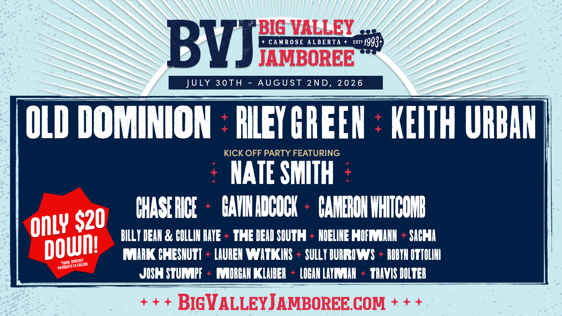 Big Valley Jamboree 2026 – PIT Passes | CISN Country Edmonton